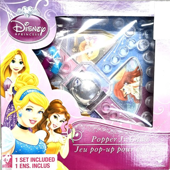 Disney | Toys | Disney Princess Popper Jr Game Board 6 Colored Pawns ...